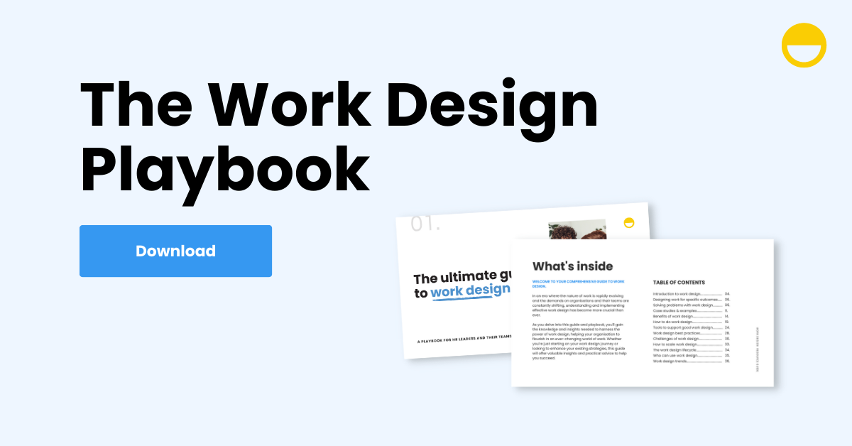 Work Design Playbook Download | Beamible